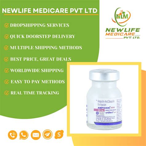 Ampoxin 500mg Injection At ₹ 4055piece Antibiotic Medicine In