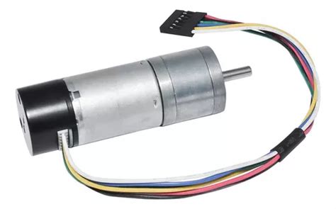 Motorreductor 12v Dc 10 600rpm Con Encoder Hall 12ppr Meses Sin Interés
