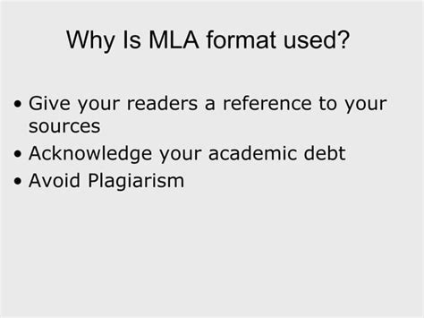 understanding mla documentation style3 ppt