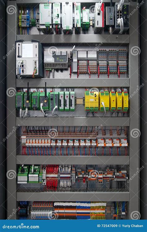 Electrical Distribution Board And Fuses Stock Image 202453555