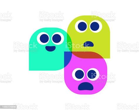 Emoticons Mental Wellbeing And Customer Engagement向量圖形及更多brand Name