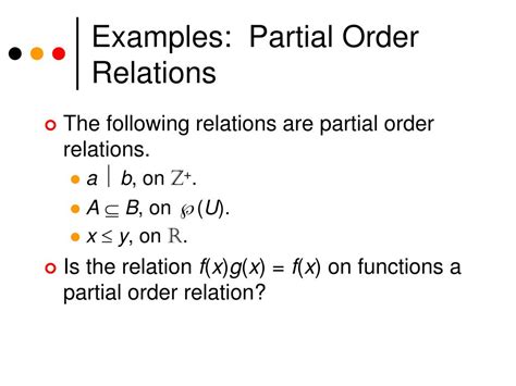 PPT Partial Order Relations PowerPoint Presentation Free Download ID