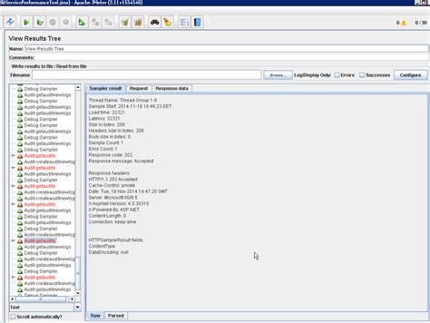 Api Jmeter View Results Tree Doesnt Return Anything In Response Data Stack Overflow