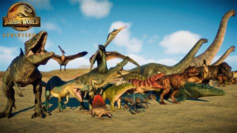 ALL 98 DINOSAURS AND REPTILES SIZE COMPARISON IN JURASSIC WORLD