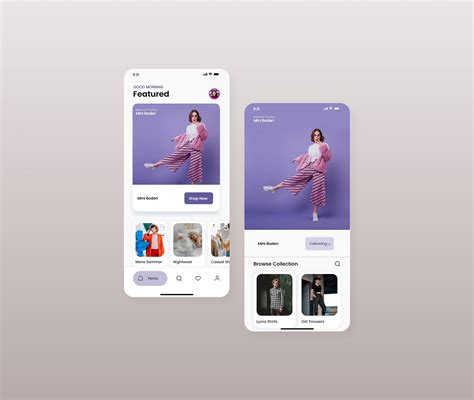 Clothing App Ui Design On Behance