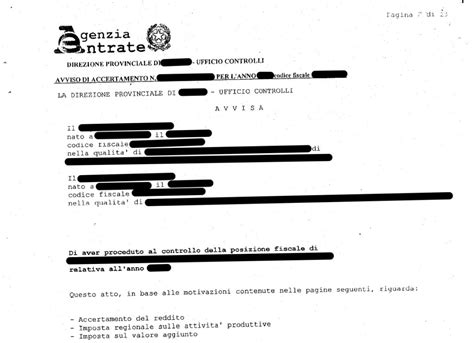 AVVISO DI ACCERTAMENTO GLI ASPETTI PIU IMPORTANTI Avvocato Zollo
