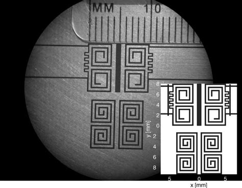 Photograph And Schematic Layout Of A Miniaturized Quasi Elliptic Filter