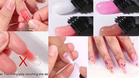 Poly Gel Tutorial For Beginner How To Use Poly Gel To Do Your Own Nail Art Morovan Poly Gel