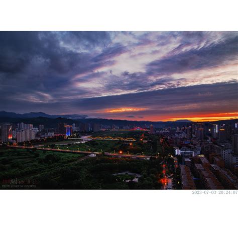 雨后晚霞摄影图片风光摄影 老树皮的摄影博客 太平洋电脑网摄影部落
