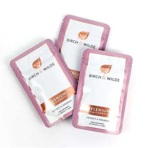 Pure Selenium Capsules For Hair And Nails Uk Made By Birch And Wilde