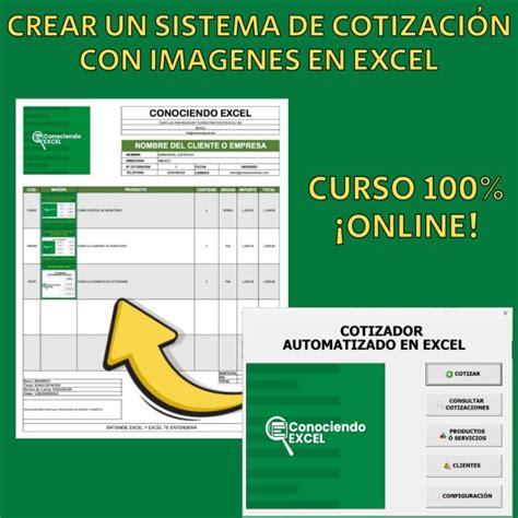 Curso Online Cómo Crear Un Sistema De Cotizaciones En Excel Conociendo Excel