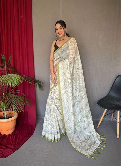 Cotton Katha Colors Party Wear Sarees Catalog The Ethnic World