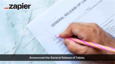 Zapier Announces General Availability Of Tables And Introduces Ai
