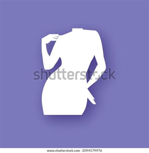 Nude Female Silhouette Naked Dancing Standing Stock Vector Royalty Free Shutterstock