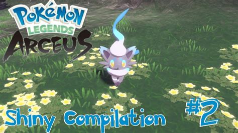 14 Shinies Pokemon Legends Arceus Shiny Compilation 2 Youtube