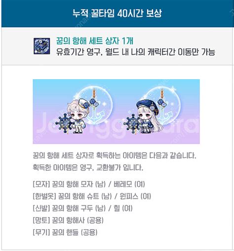 메이플스토리 꿈의항해 아바타 쿠폰 판매 기타 티켓쿠폰이용권 중고나라