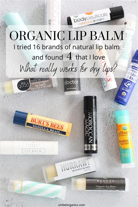 Organic Natural Lip Balm For Dry Lips Artofit