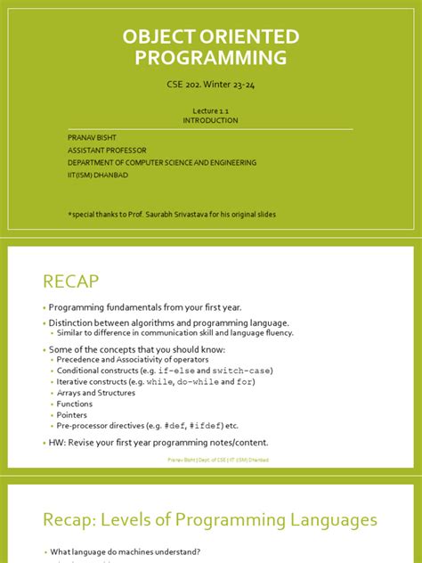 lecture 1 pdf computer programming programming paradigms