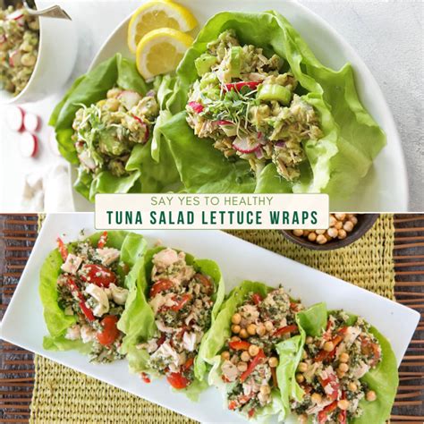 Tuna Salad Lettuce Wraps American Recipe