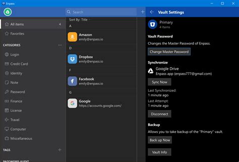 Backup And Restore — Enpass User Manual Desktop 67 Documentation