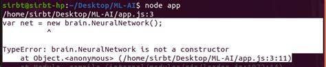 Nodejs Typeerror Brainneuralnetwork Is Not A Constructor Stack