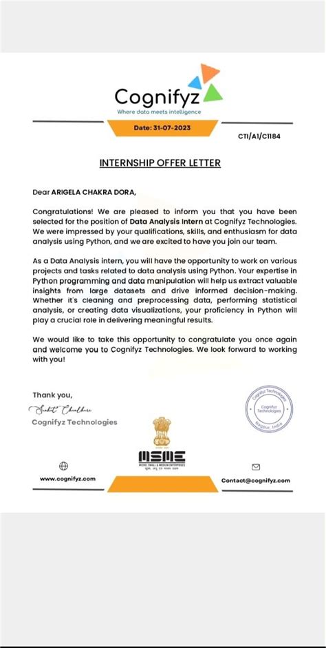 Cognifyz Cognifyztechnologies Cognifyztech Dataanalysisinternship