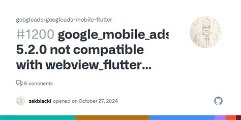 Google Mobile Ads Not Compatible With Webview Flutter Issue Googleads
