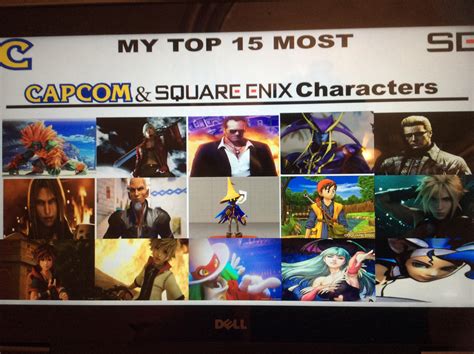 My 15 Favorite Capcom And Square Enix Characters By Theartdragon27 On