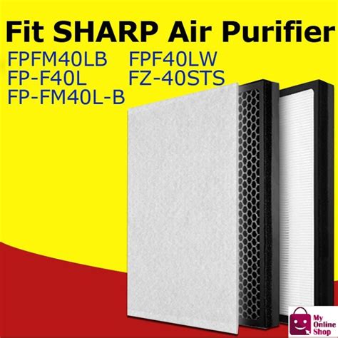 Replacement Sharp Fz F40sfe Air Purifier Hepa And Deodorizing Filter Fp Fm40l B Fpfm40lb Fpf40lw