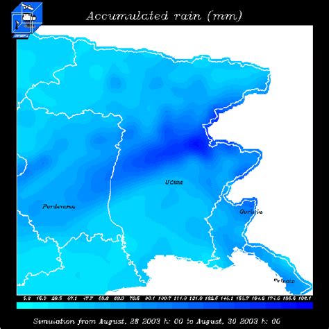 Figure 2 From Coupling A Distributed Grid Based Hydrological Model And Mm5 Meteorological Model