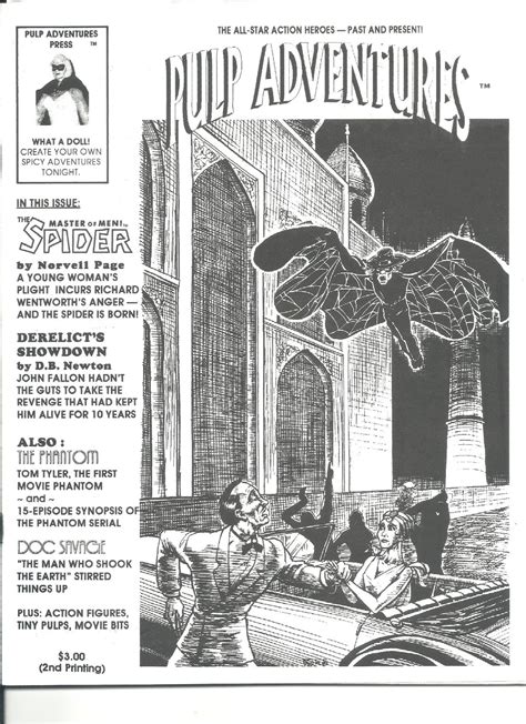 Pulp Adventures Fanzines Set Of Seven Issues Buds Art Books
