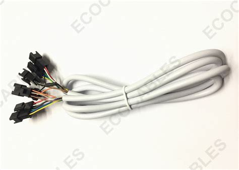 Waterproof Automotive Wiring Harness White Multi Core Cable With SM Connector