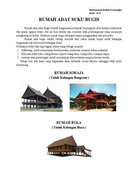 Rumah Adat Suku Bugis Pdf
