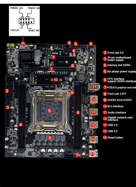 Motherboard X99 Lga 2011 Motherboard Set With Xeon E5 2670 V3 Cpu