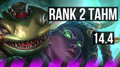 TAHM Varus Vs SENNA Jinx SUP Rank 2 Tahm 500 Games 4 3 15