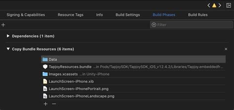Add File To Xcode Copy Bundle Resources Phase Via Script Unity Engine Unity Discussions