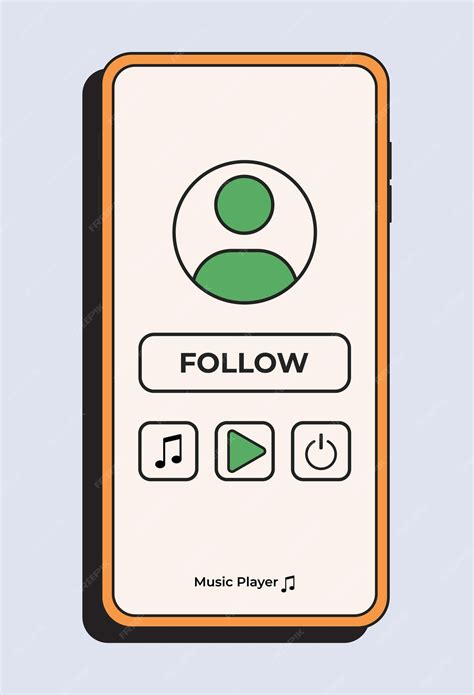 Premium Vector Mobile App Interface Music Player Music Player