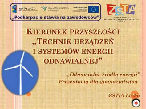 PPT Kierunek przyszłości Technik urządzeń i systemów energii