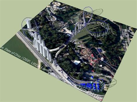 Millennium Force Cedar Point 3d Model