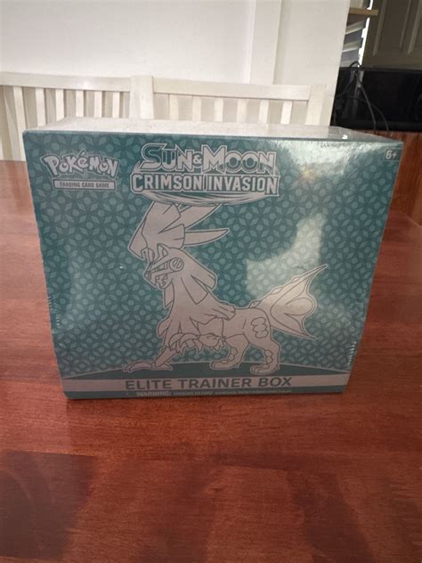 Pokemon Tcg Sun And Moon Crimson Invasion Elite Trainer Box Hobbies