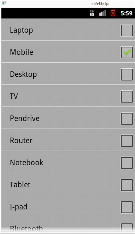 Android Use Custome Listview With Textview And Checkbox With Single