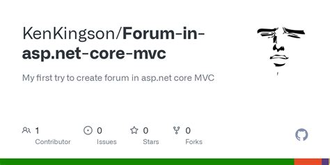 github kenkingson forum in core mvc my first try to create