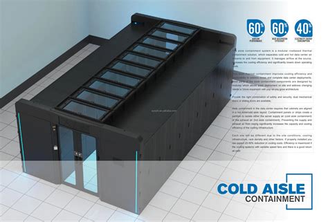 Buy Wholesale China Prefabricated Container Data Center All In One Hot Cold Aisle Containment
