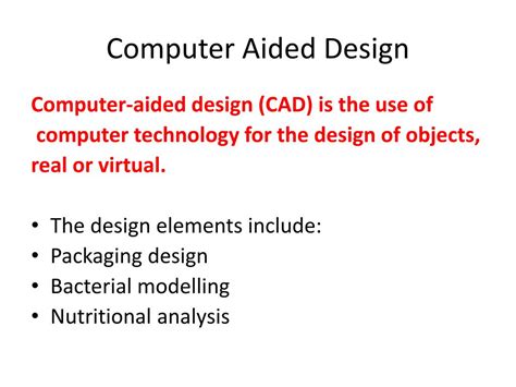 Ppt Cad Computer Aided Design Powerpoint Presentation Free Download