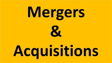 Mergers And Acquisitions In The Telecom Industry