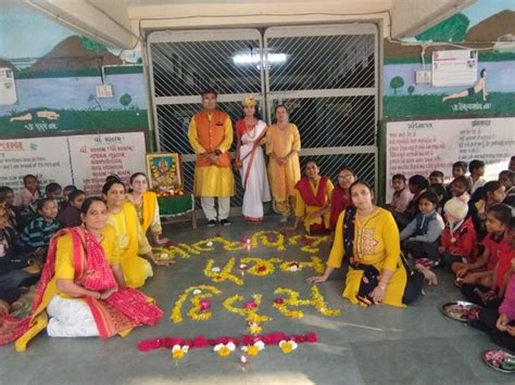 Ma Saraswati Primary School No 24 Morning Celebrated Saraswati Mano