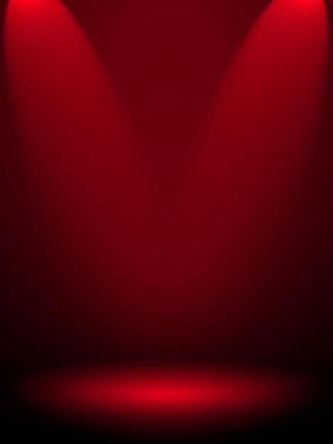 Premium Photo Plain Studio Red Background