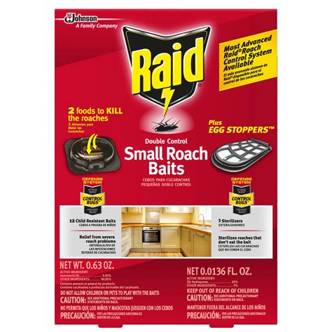 Raid Double Control Small Roach Baits Property And Real Estate For Rent