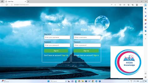 Login Project Using Html Css And Javascript Html Css Javascript