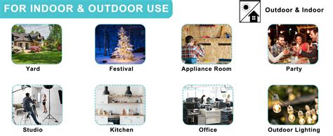 Amazon FT Black Outdoor Extension Cord SJTW AWG Weatherproof Grounded Prong